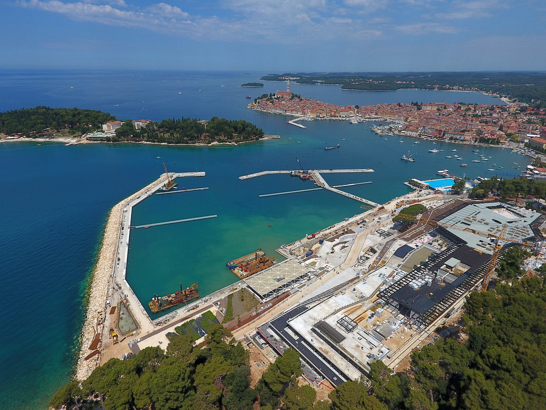 Construction of ACI Marina Rovinj